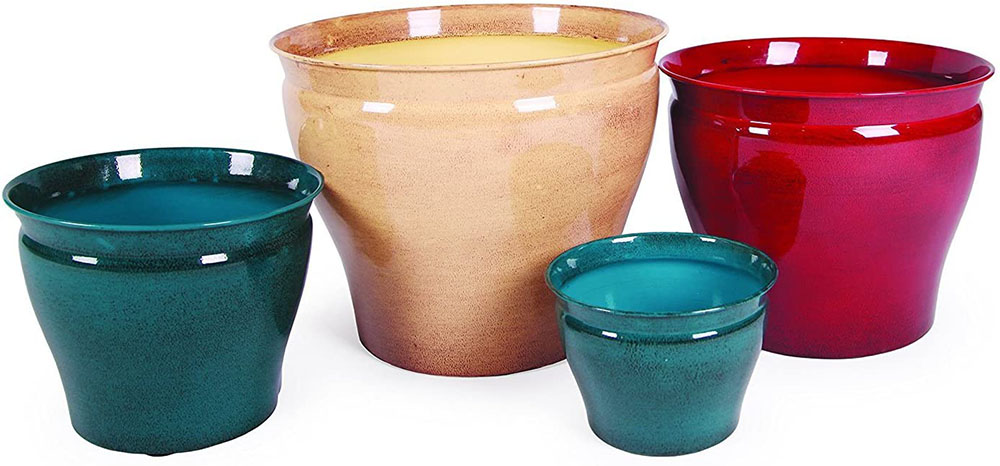 Robert Allen Home & Garden IronStone Planters - The Hardware Connection