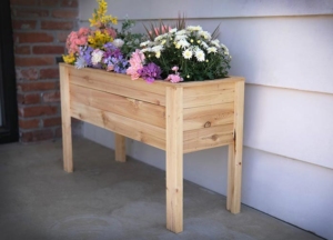 Real Wood Products Raised Cedar Planter - The Hardware Connection