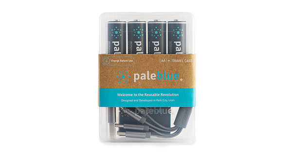 Pale Blue Rechargeable Batteries - The Hardware Connection